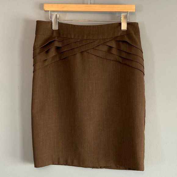 AGB | Skirts | Brown Pencil Skirt | Poshmark